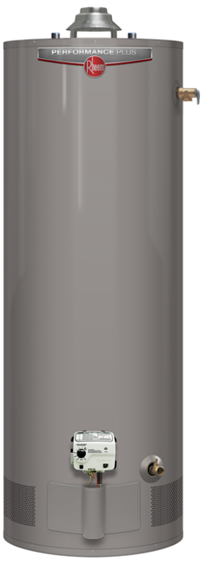 Rheem Residential Gas Water Heaters - Performance Plus Atmospheric ...