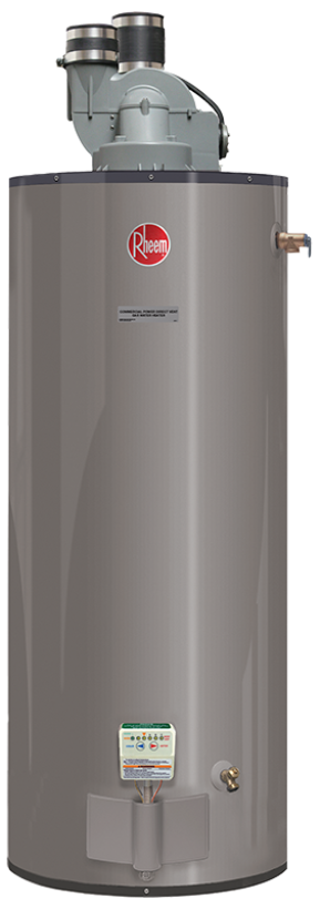 Rheem Commercial Gas Water Heaters - Power Direct Vent - GPDV50-65 ...