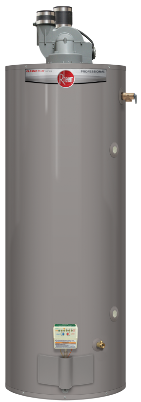 Rheem Residential Gas Water Heaters - Professional Classic Plus Power ...