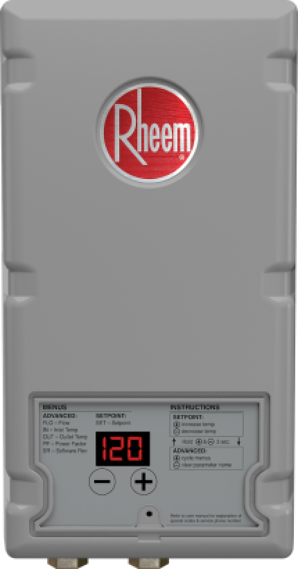 Rheem Commercial Tankless Electric - Thermostatic Handwashing ...